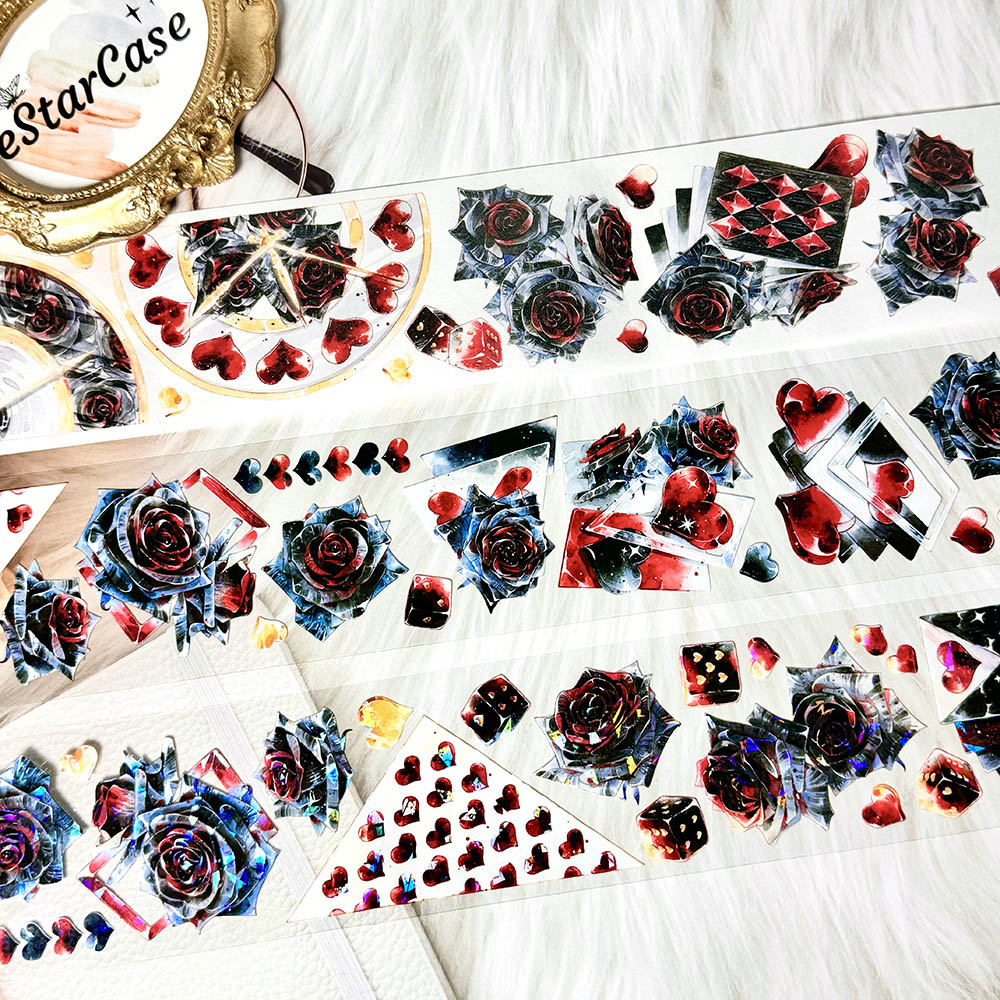 6cm*100cm Cardinal Roses Tape – Estarcase