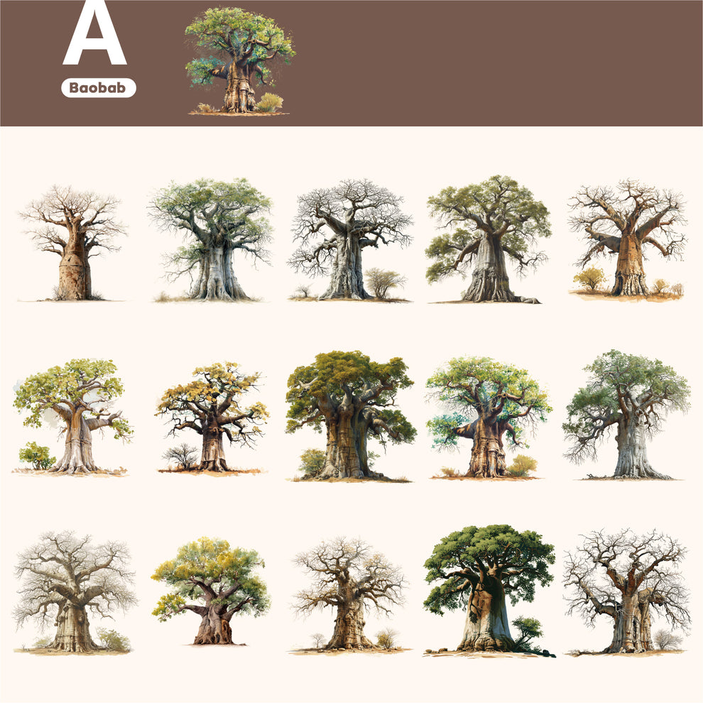 Branch Sticker 15pcs – Estarcase