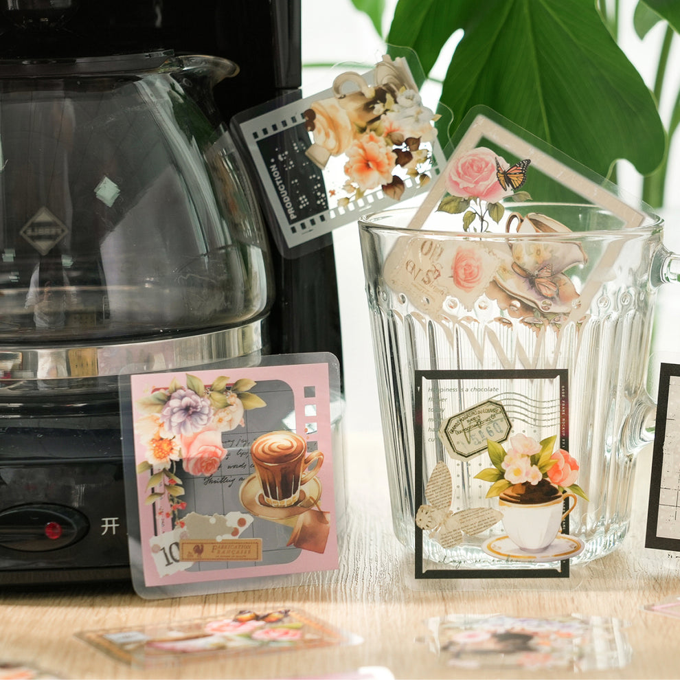 Coffee Collage Story Stickers 30pcs – Estarcase