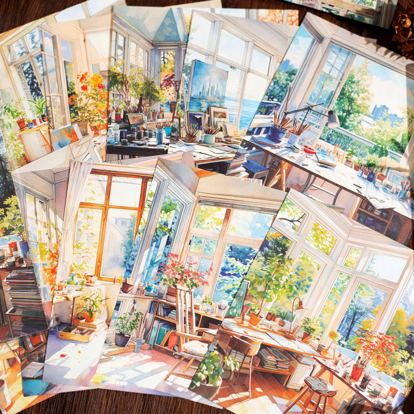 Colorful Scenery Paper 30pcs – Estarcase