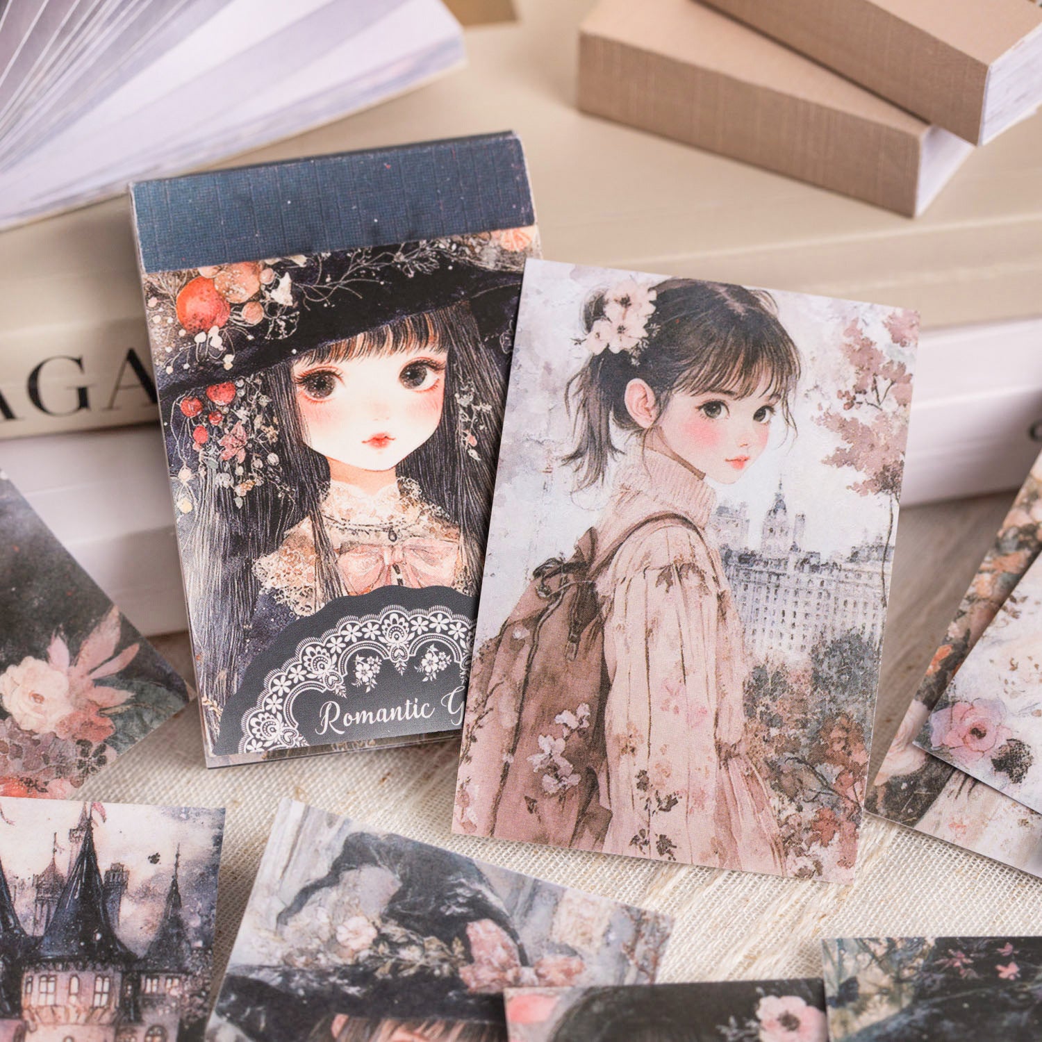 Romantic Girl Chronicles Stickers 50pcs – Estarcase