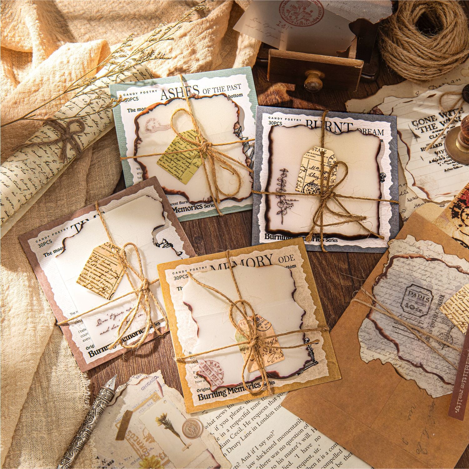 Transparent Burnt Paper 30pcs – Estarcase