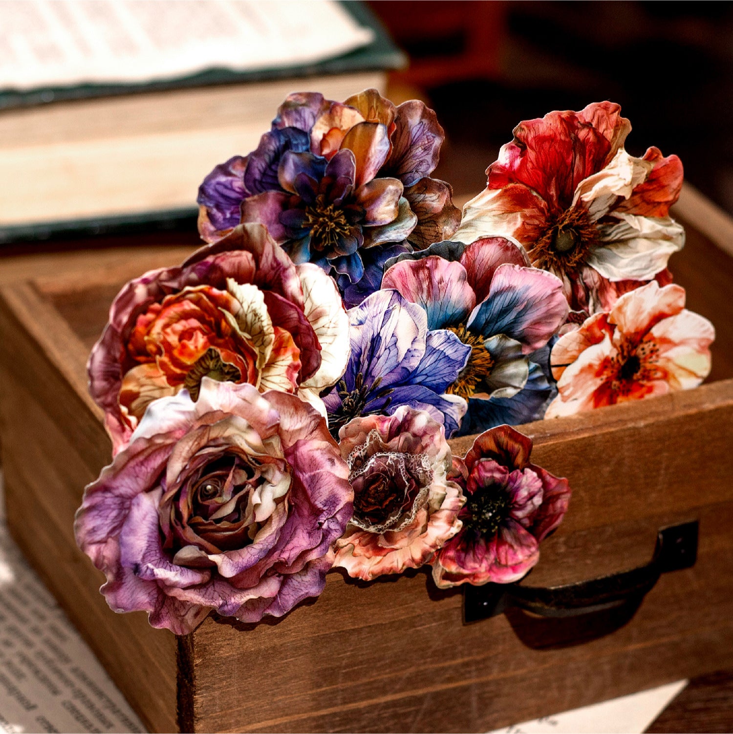 Vintage Flower Stickers 20pcs – Estarcase