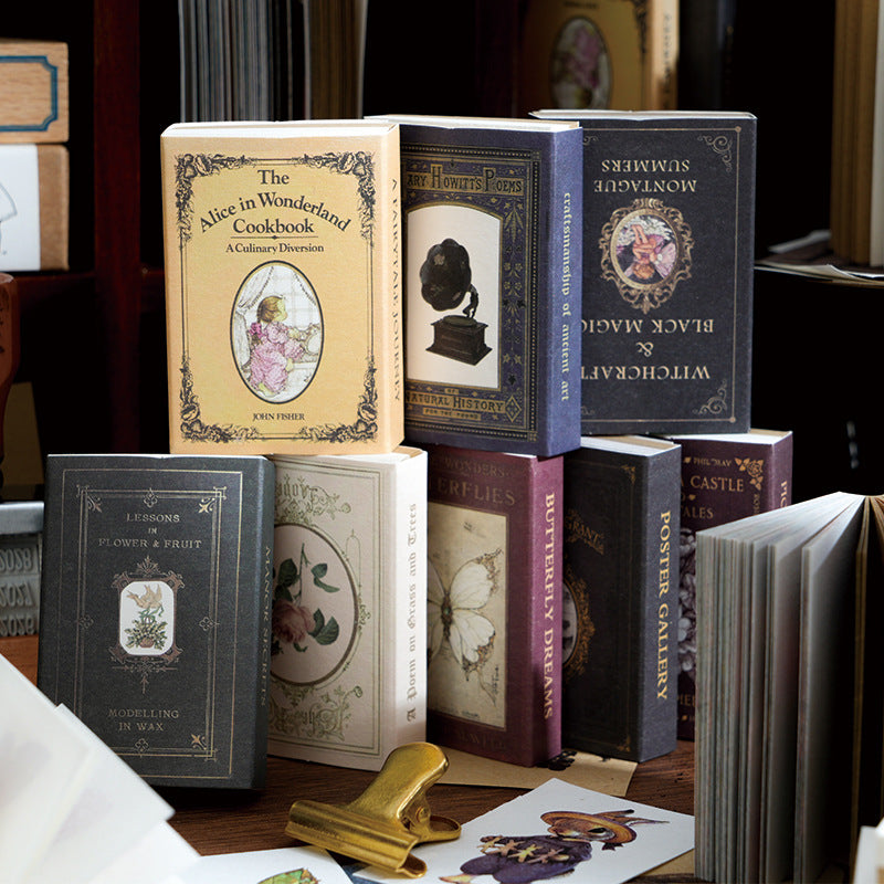 Vintage Mini book Paper 80pcs – Estarcase