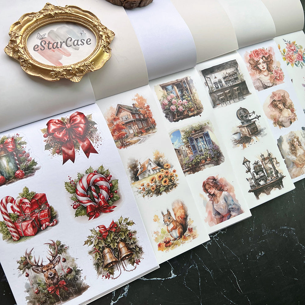 Vintage Sticker Book 6 Theme – Estarcase