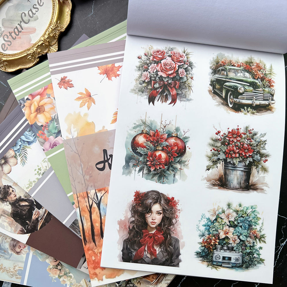 Vintage Sticker Book 6 Theme – Estarcase