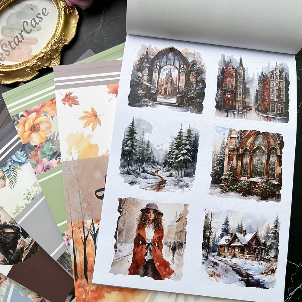 Vintage Sticker Book 6 Theme – Estarcase